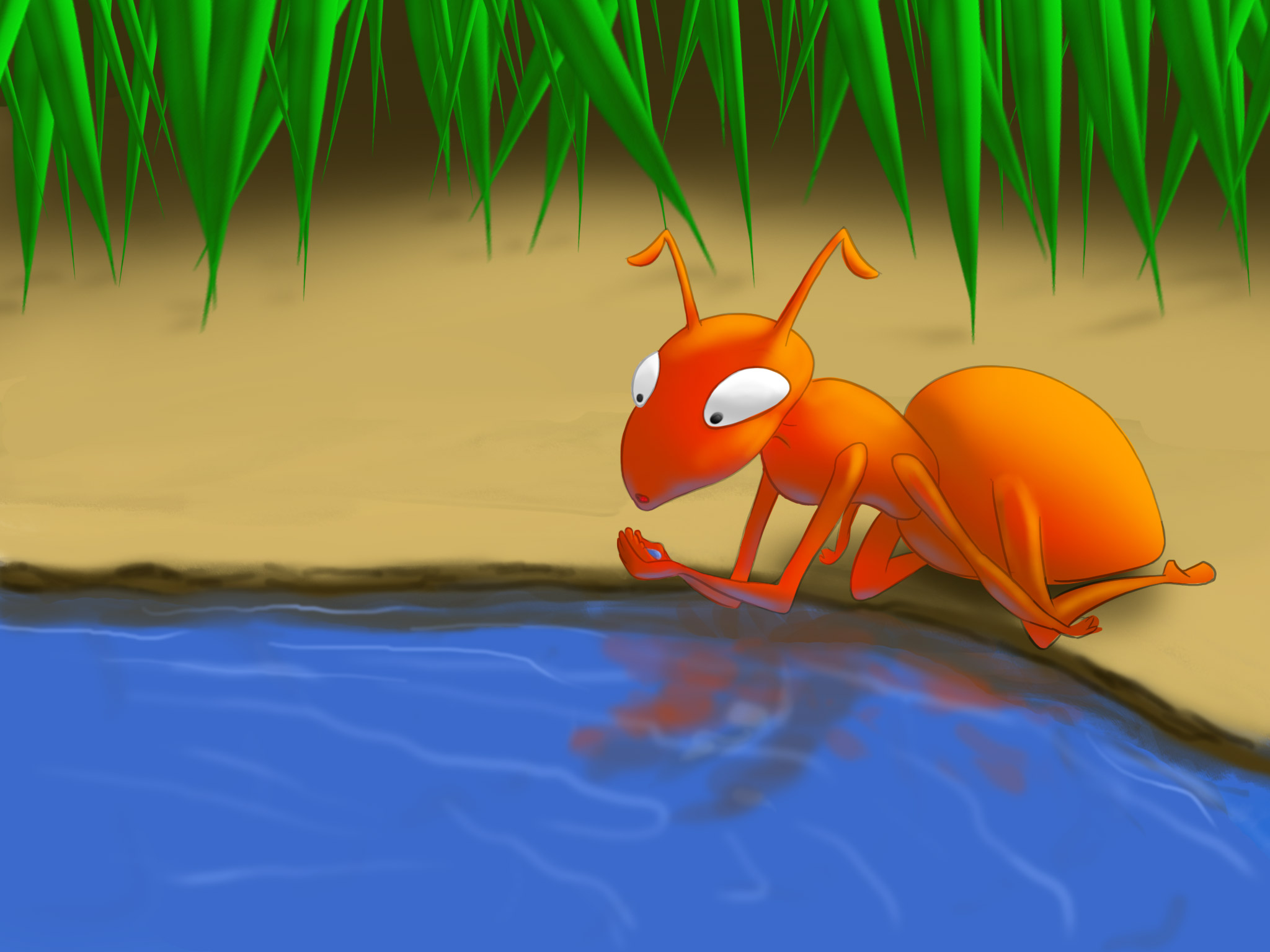 The Ant and the Dove - Children Story by Tales with GiGi