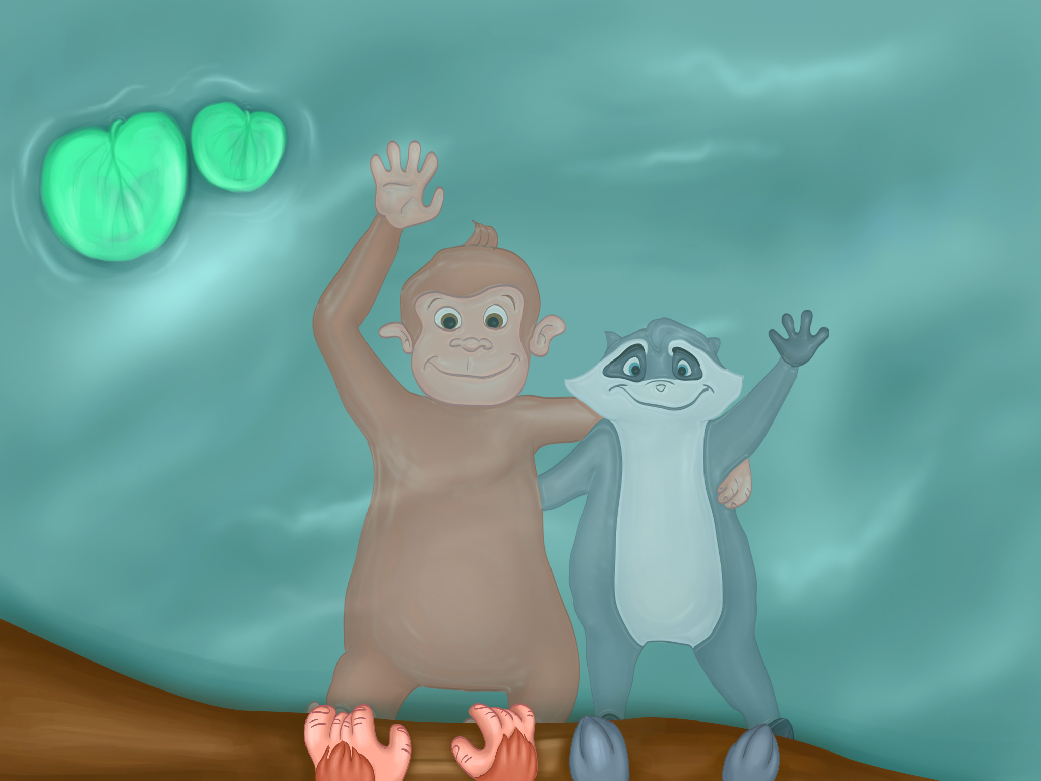 The Friendly Raccoon - Children Story by Tales with GiGi